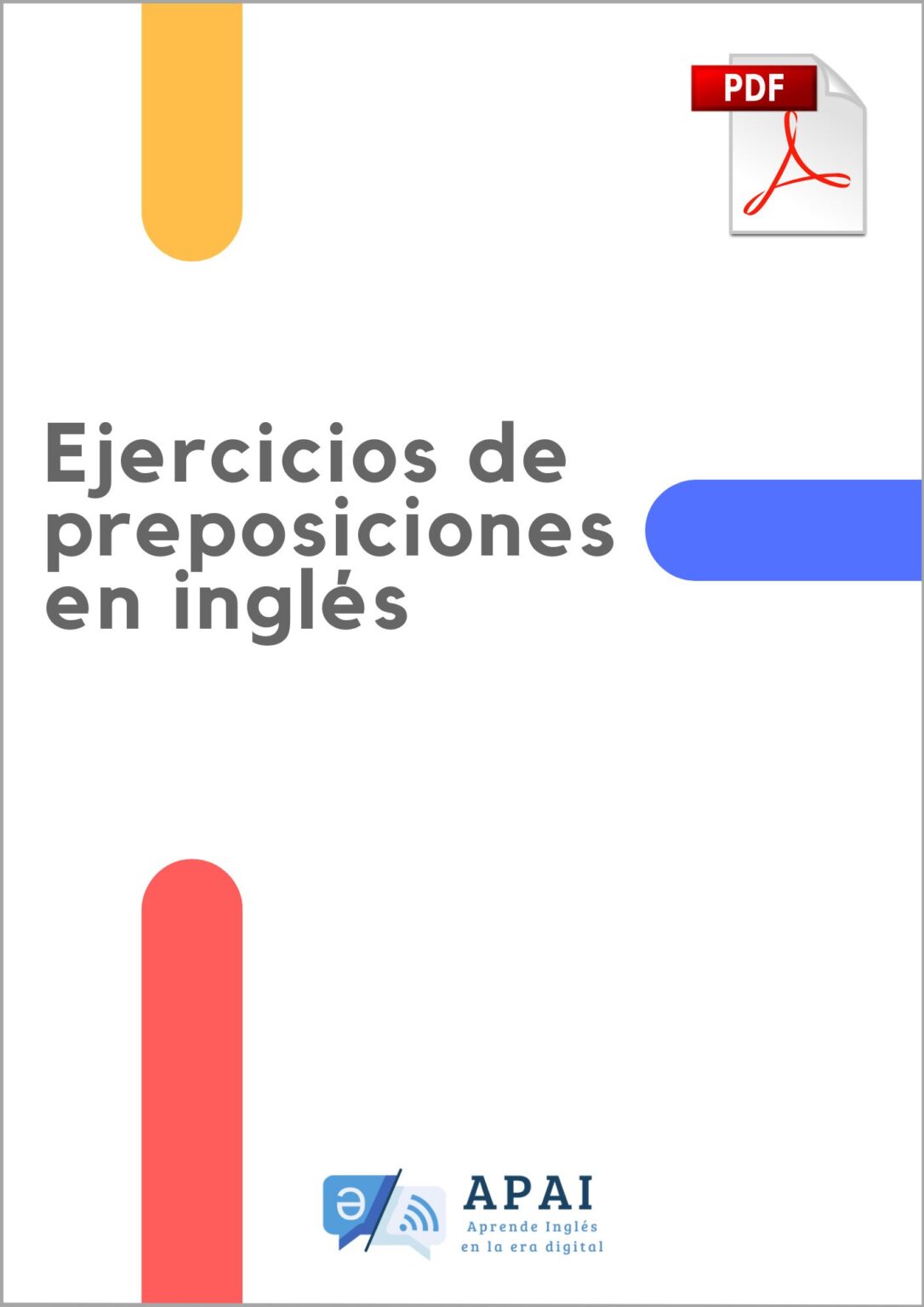Ejercicios De Preposiciones En Inglés Con Soluciones Pdf Apai