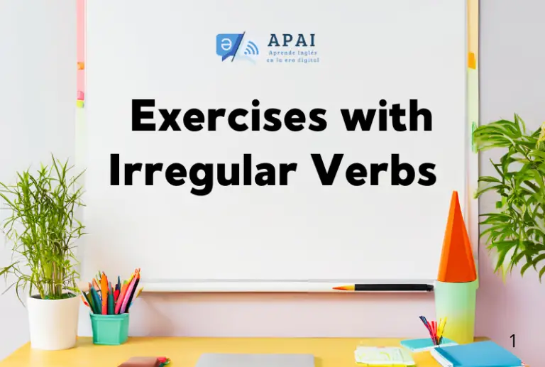 Ejercicios De Verbos Irregulares En Inglés Con Respuestas Pdf Apai